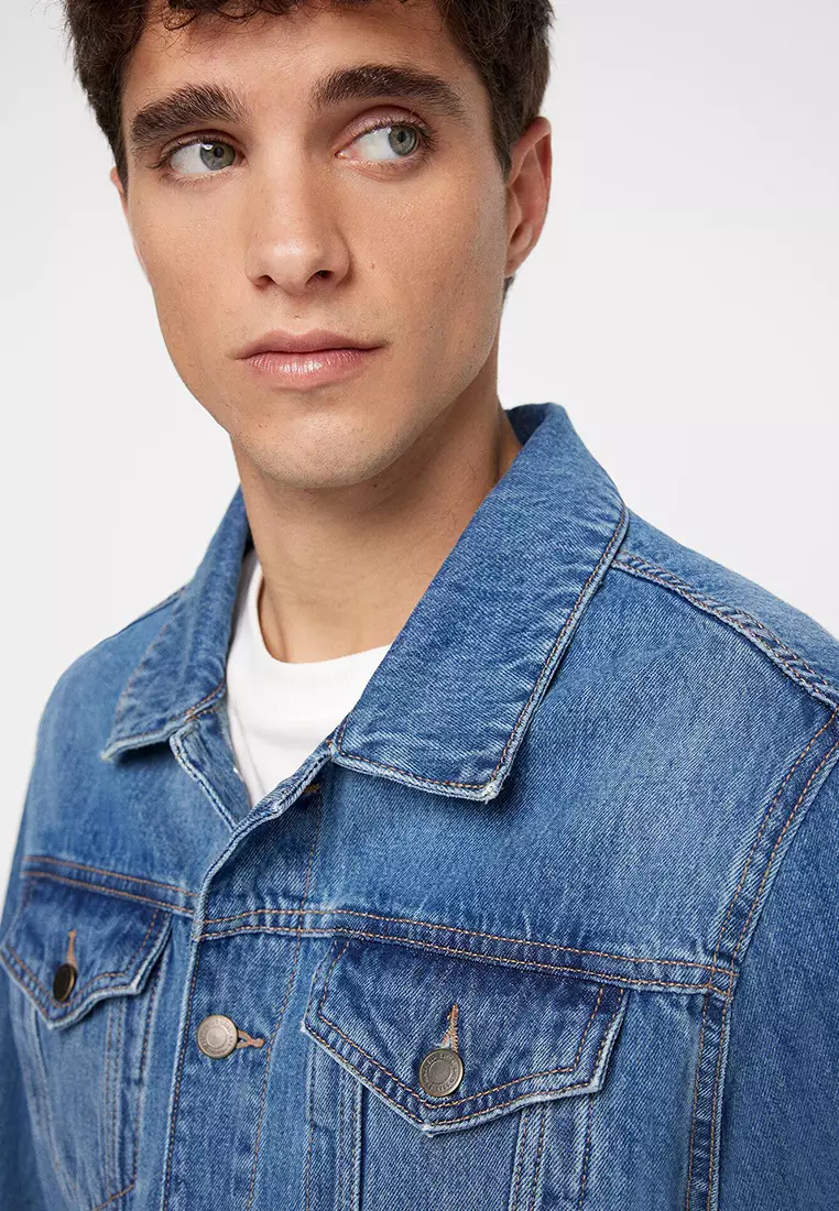 Buy Springfield Basic Denim Jacket 2025 Online | ZALORA Philippines