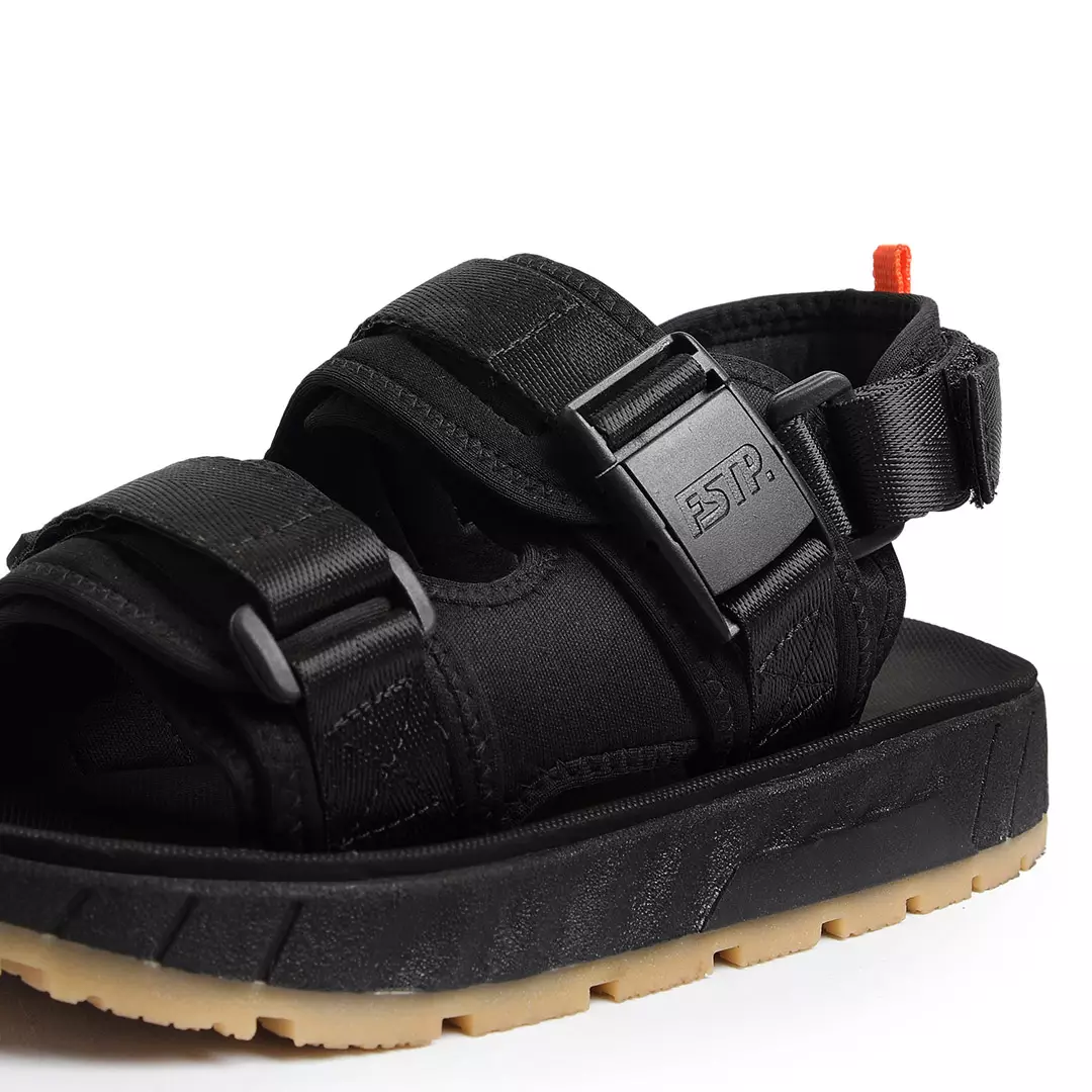 Jual Foot Step Sandal Outdoor Pria Footstep Footwear - Hydro Black Gum ...