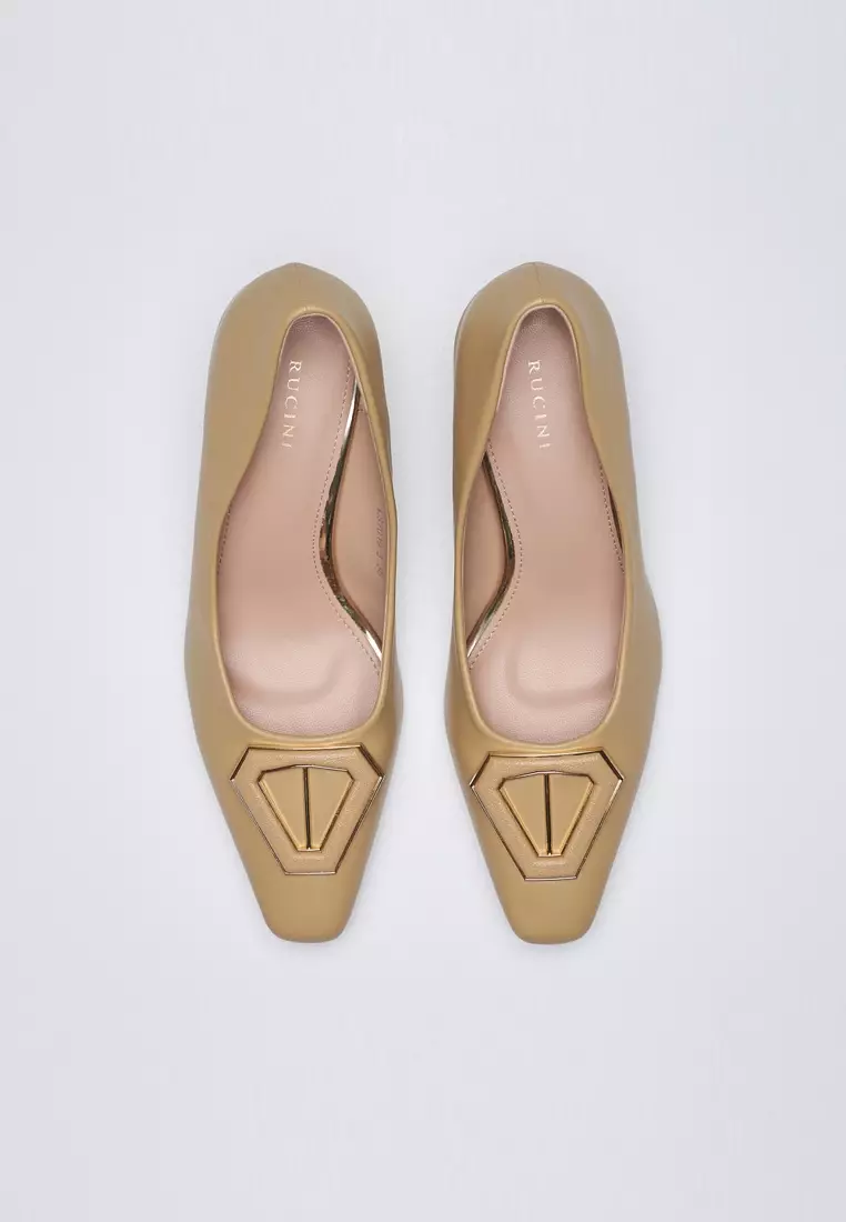 Buy RUCINI RUCINI Ladies Block-Heeled Chain Court Shoes 2024 Online ...