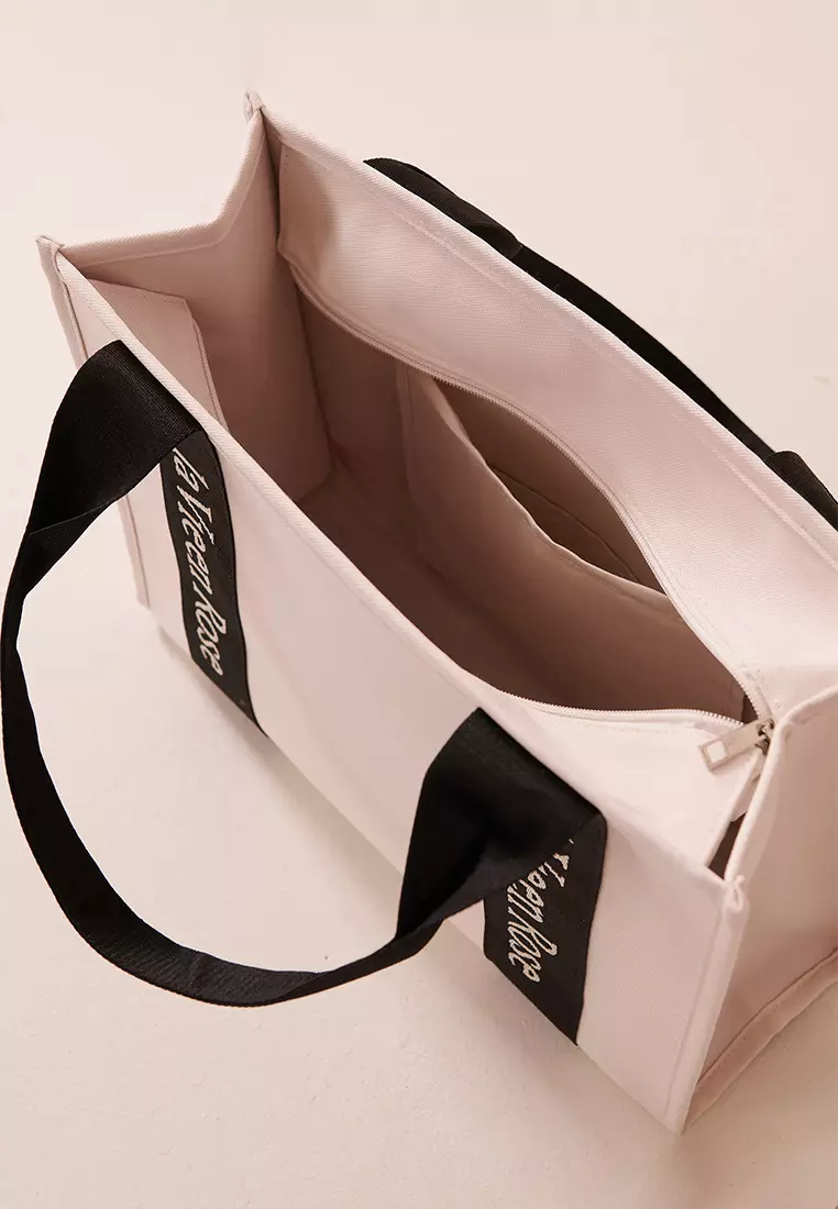 Buy La Vie En Rose Sturdy Canvas Tote Bag 2025 Online | ZALORA Philippines