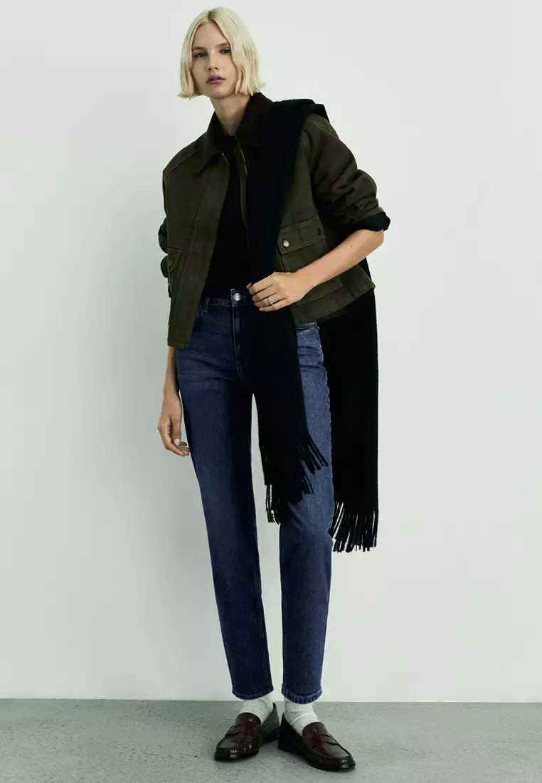 Buy Mango New Mom Comfort High-Rise Jeans 2025 Online | ZALORA Philippines