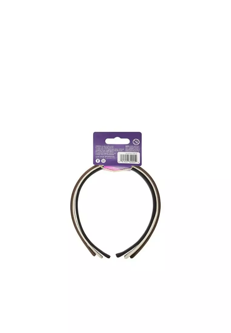 Jual Goody Goody Classic 3000755/ 32925 Fabric Covered Headbands 3ct ...