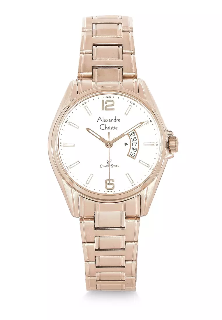 Jual Alexandre Christie Female Analog Watches 8684 LDBRGSL Original ...