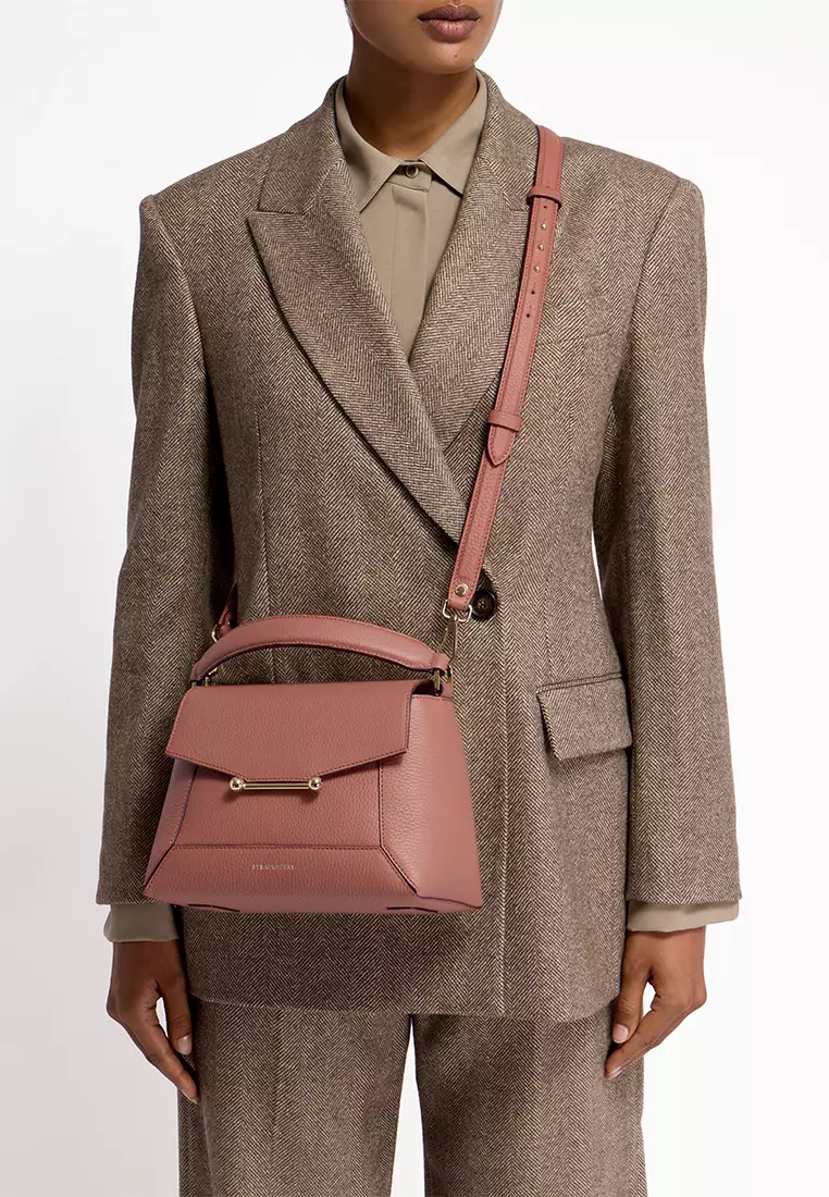 Jual Strathberry Mosaic Top Handle Crossbody Bag - Sienna Original 2025 ...