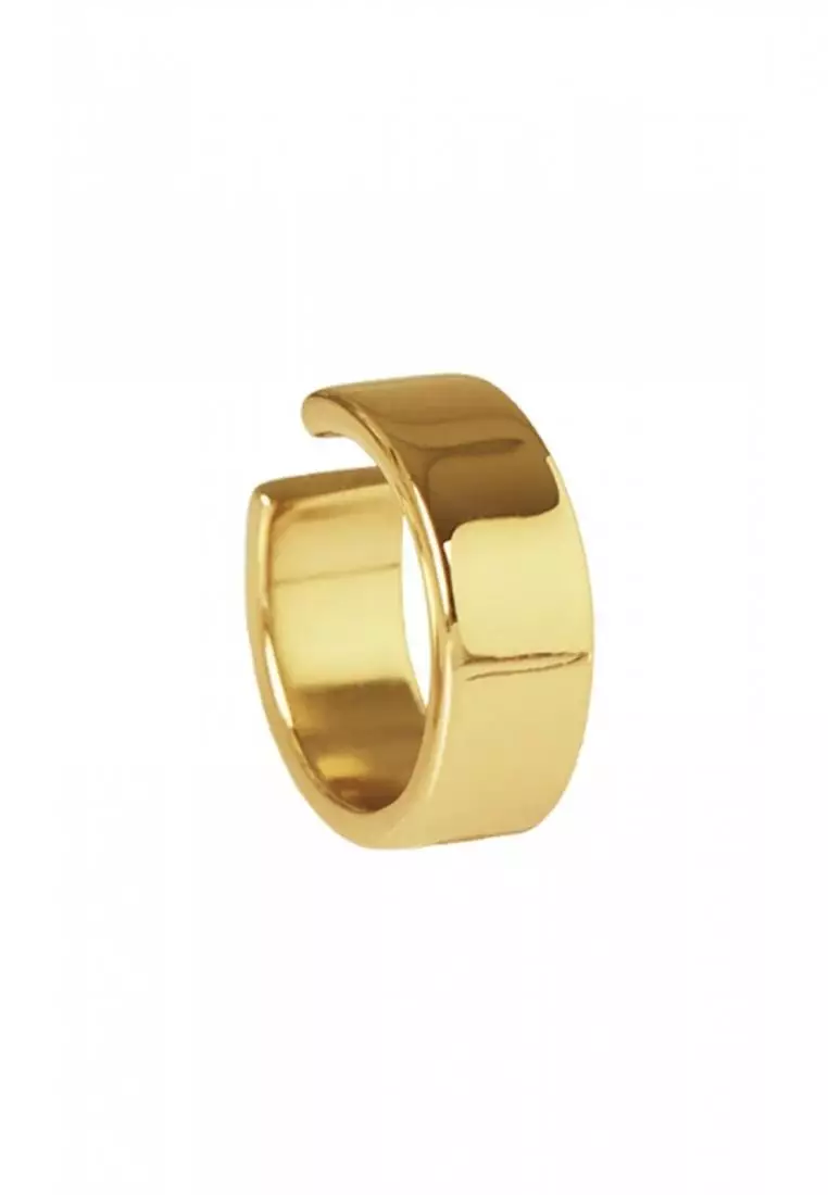 Buy Foundry Vermeil Boyfriend Cuff Earrings 2025 Online | ZALORA Philippines