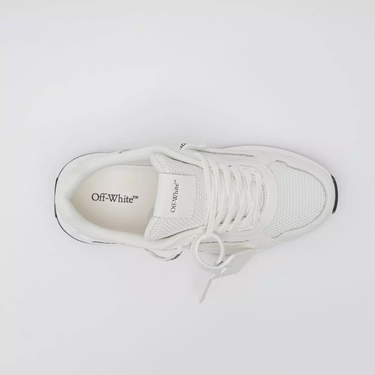 Jual Off-White Kick-Off Panelled Sneakers White Original 2025 | ZALORA ...