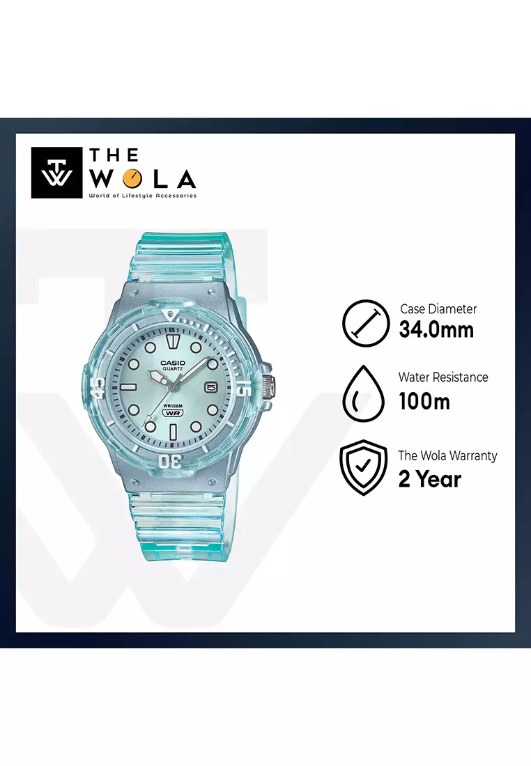 Buy Casio Women Analog Watch LRW-200HS-2EV Blue Resin Strap Online | ZALORA Malaysia