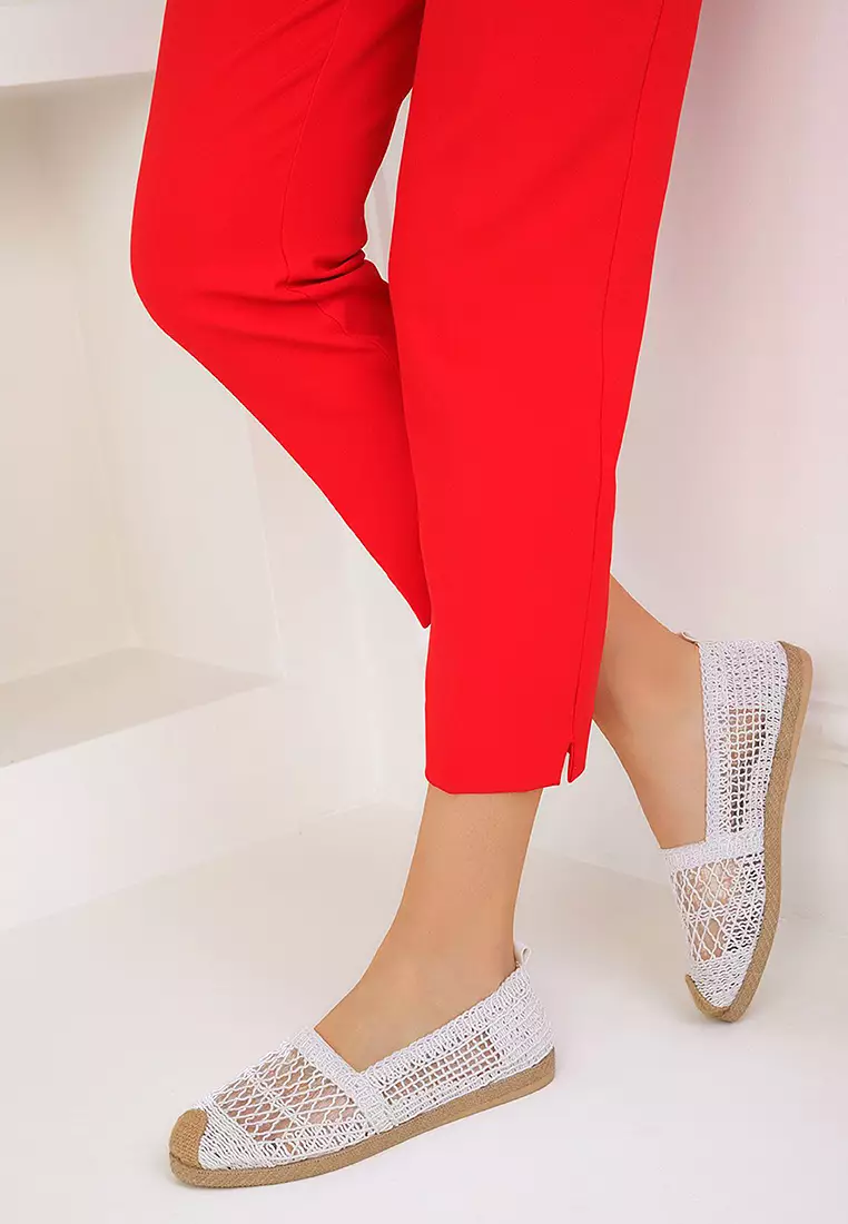 Buy Soho White Flats Online | ZALORA Malaysia