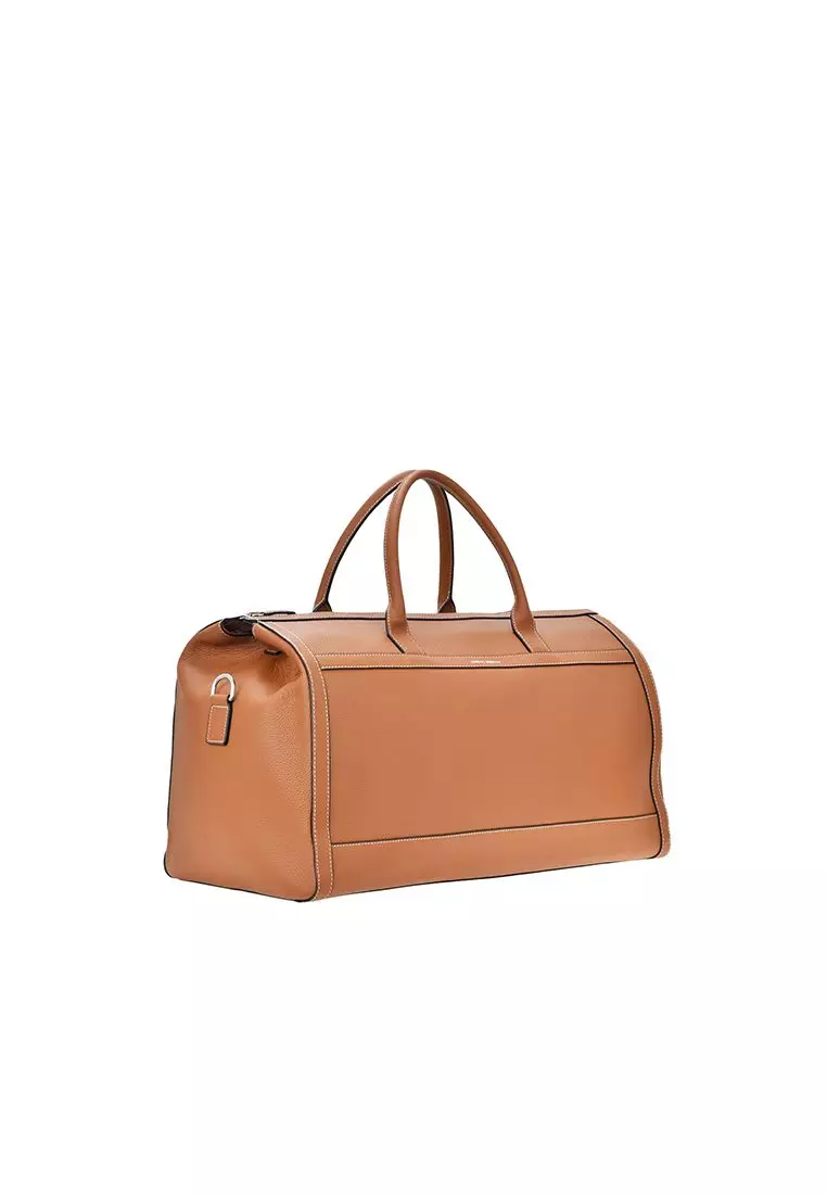 Buy Charles Berkeley Leather Duffle Bag - Hemsley - PB-22032 - Tan 2025 ...