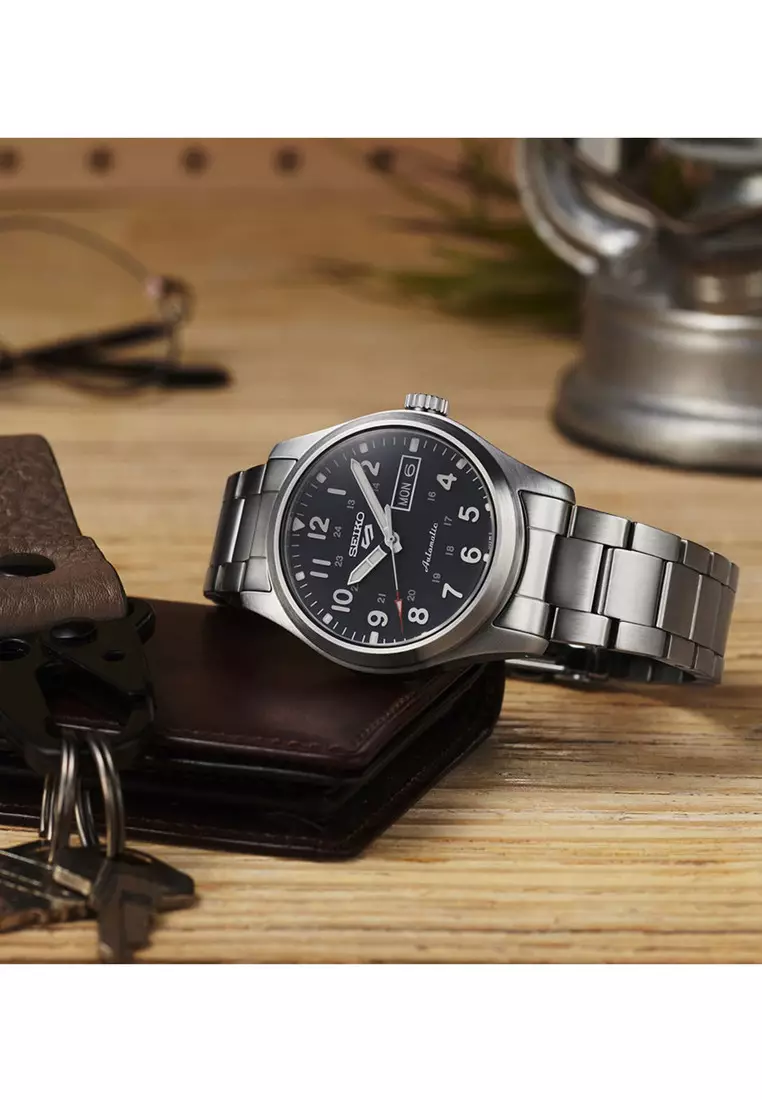 Buy Seiko Sports SRPG27K1 Superman Automatic Men's Watch | Black Dial ...