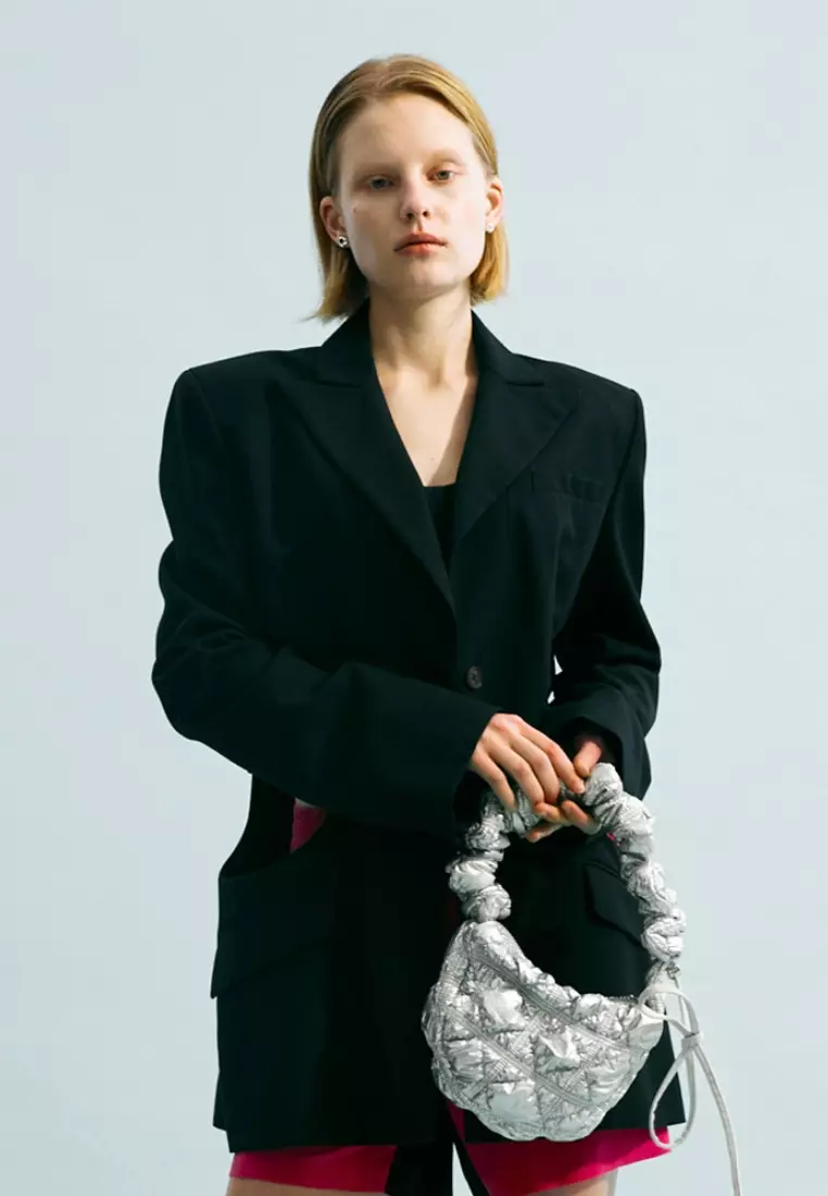 Jual Carlyn Poing Bag - Silver Original 2025 | ZALORA Indonesia