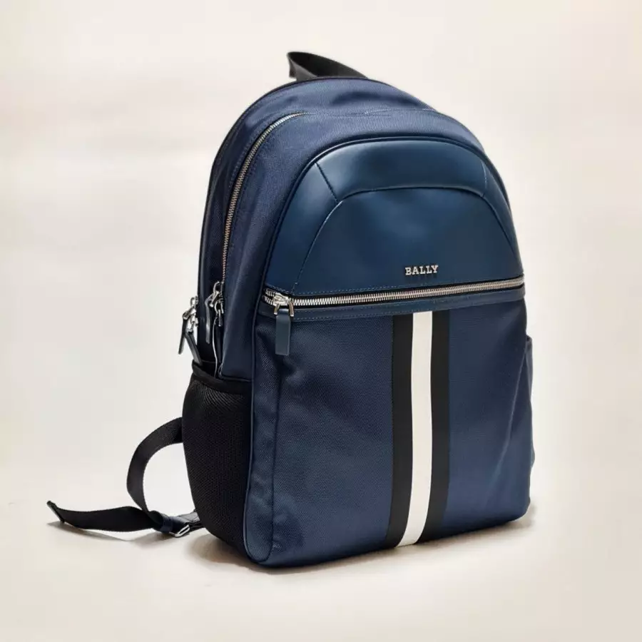 Jual BALLY Bally Backpack Toland Fabric Fabri Blue Sky Original 2024 ...