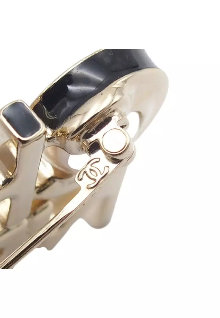 Buy Chanel Pre-Loved Chanel Cc Gold Plated Faux Pearl Logo Brooch ...