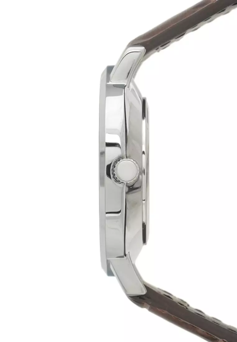 Jual CASIO Casio Jam Tangan Wanita - Brown Silver Black - Leatherr ...