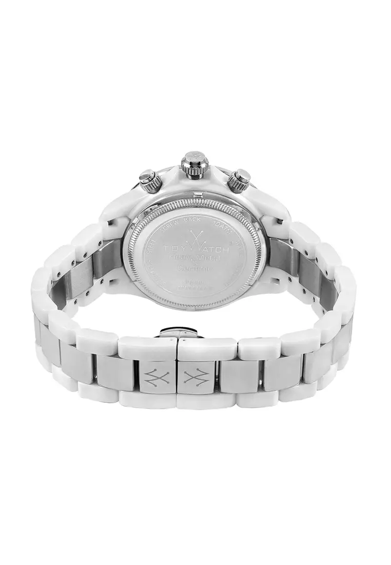 Buy ToyWatch Tiger Two-Tone Silver White Unisex Watch TYCHMC26WHSL ...