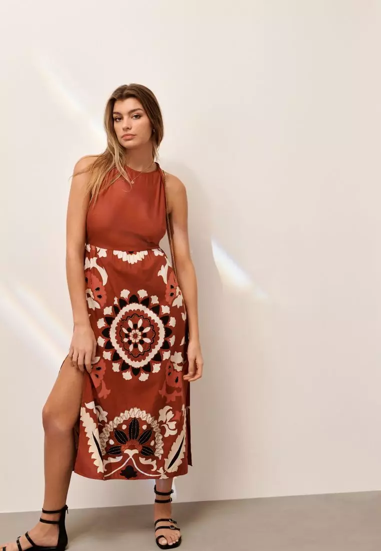 Buy NEXT High Neck Summer Dress Online | ZALORA Malaysia