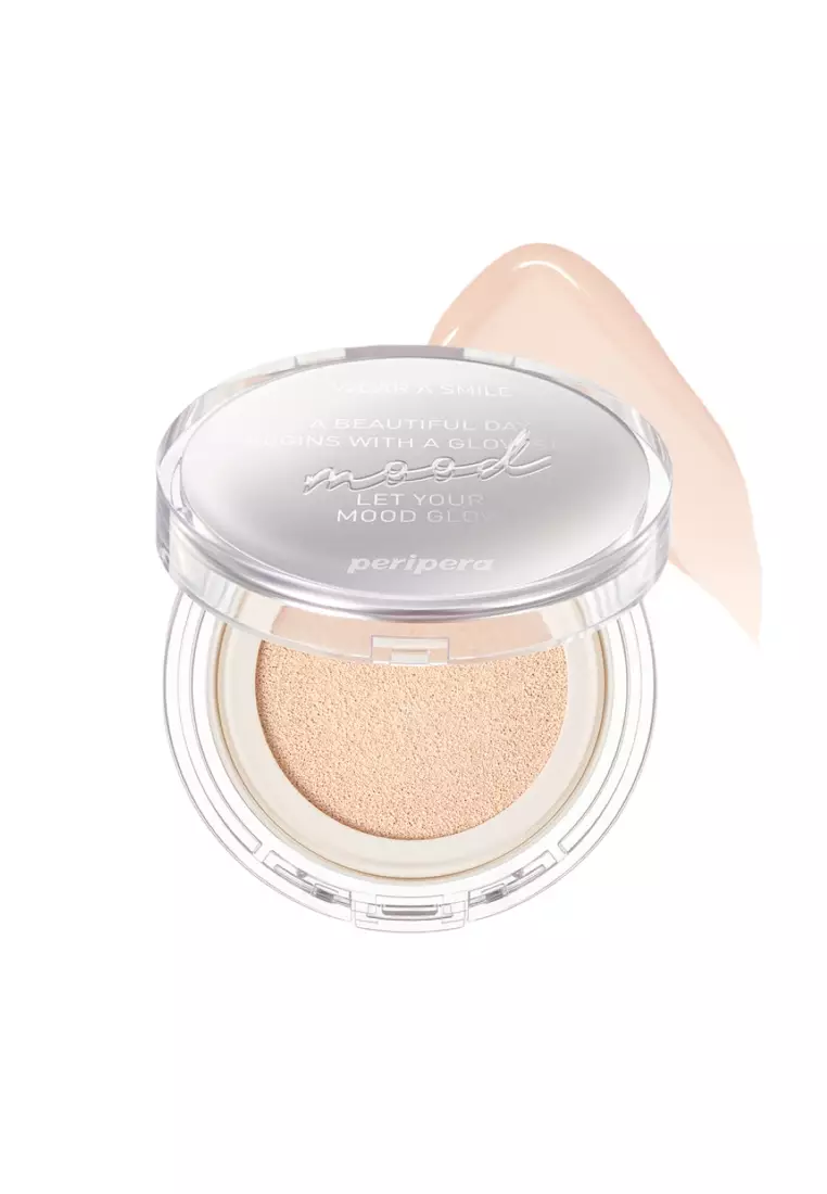 Peripera Peripera Mood Vegan Glow Cushion SPF50+, PA++++ 01 Pure 2024 ...