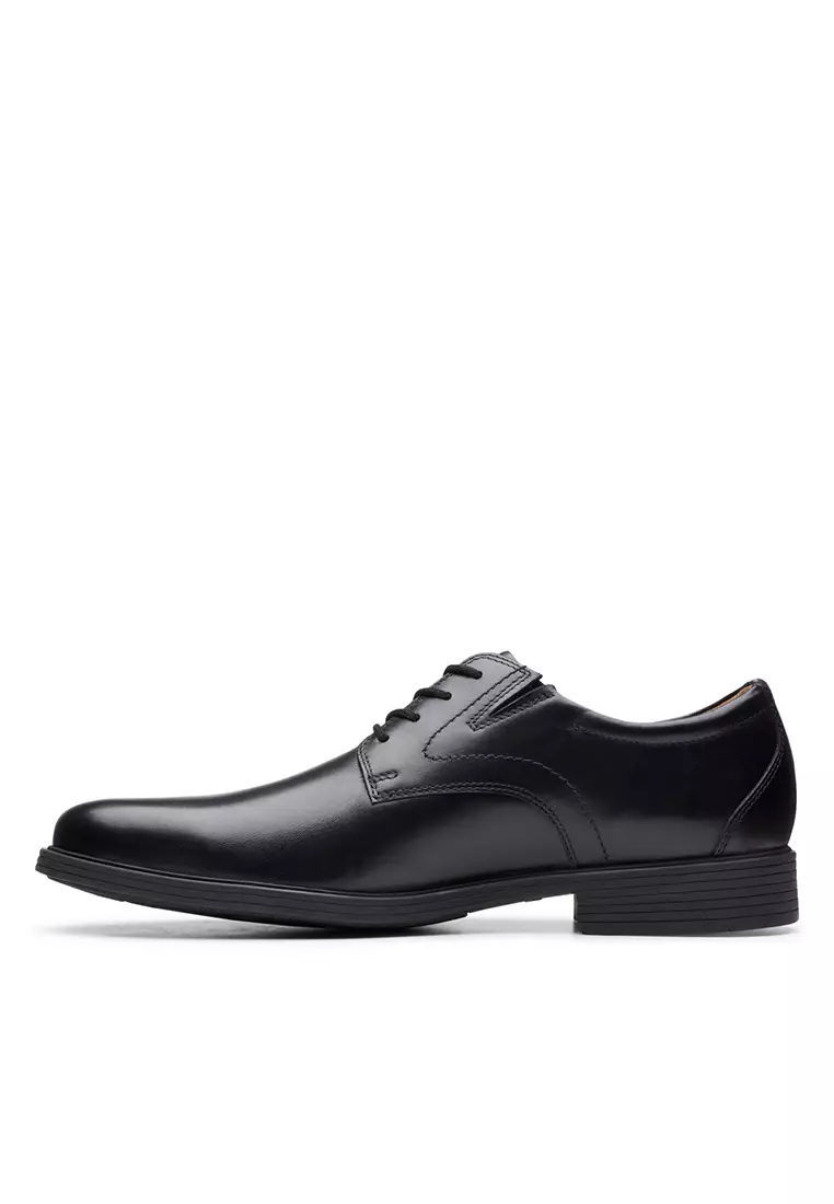 Buy Clarks Clarks Mens Whiddon Plain Formal Shoes - Black Leather 2024 ...