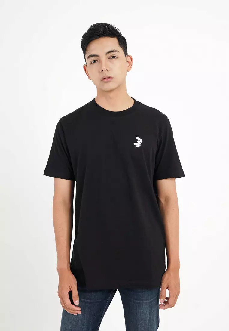 Jual 3SECOND 3Second Men's T-Shirt Short Sleeve Regular Fit Cotton ...