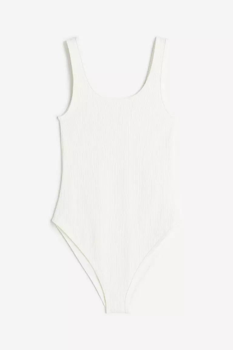 Jual H&M Ribbed jersey body Original 2025 | ZALORA Indonesia