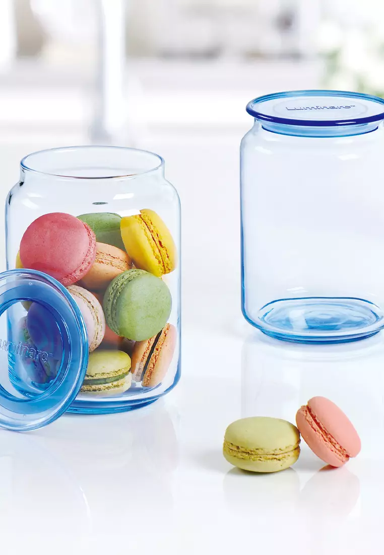 Buy Luminarc 3 Pcs 750ML Rondo Jar Set - Ice Blue Online | ZALORA Malaysia
