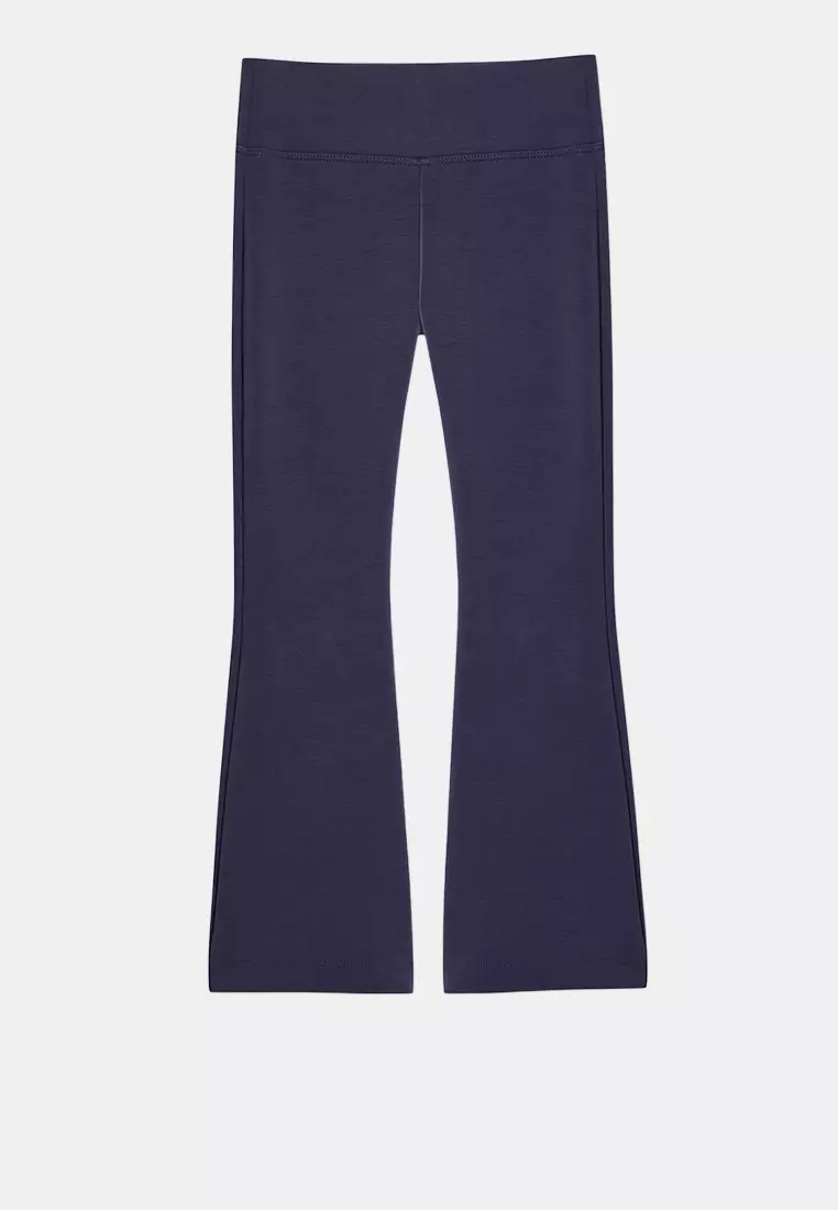 Buy Penti Dark Indigo Girl's Soft High Waist Leggings with Spanish Leg ...