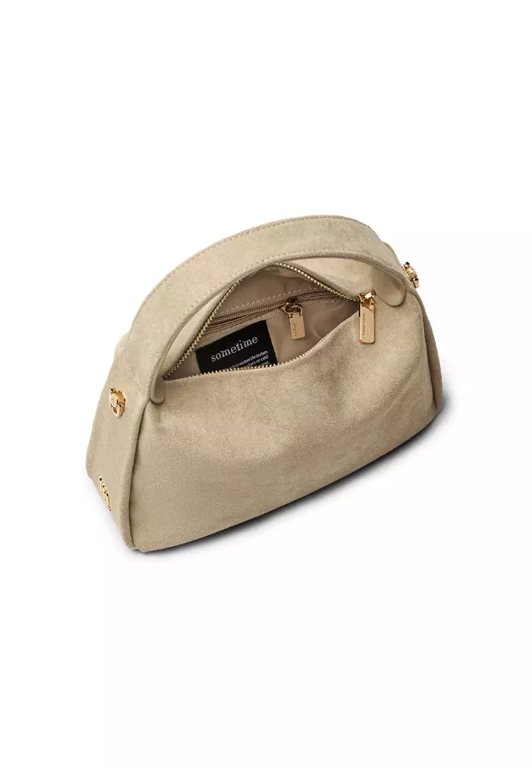 Buy Sometime Leara Bag Suede - Cream 2026 Online | ZALORA