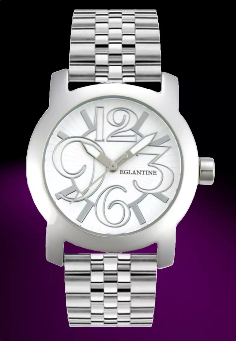 Buy EGLANTINE Sara Steel quartz Watch on steel bracelet 2025 Online ...