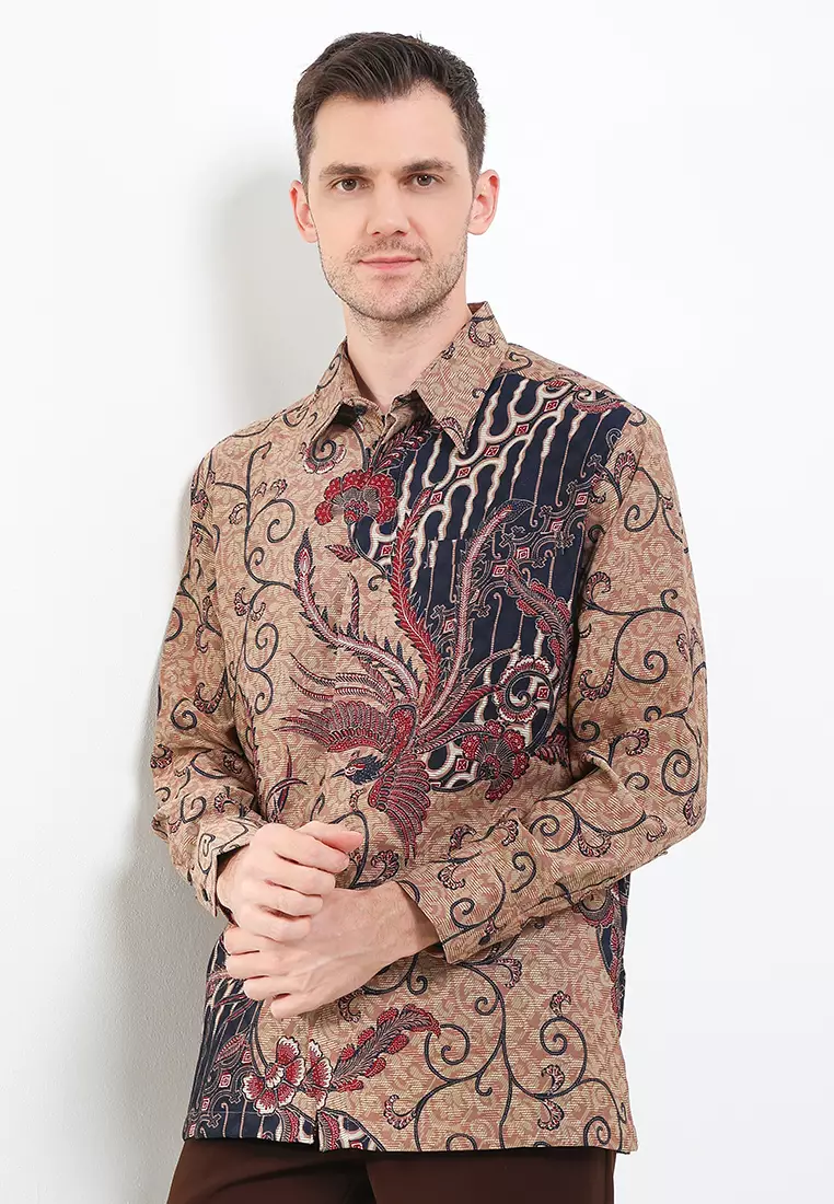 Jual ARJUNA WEDA Kemeja Regular Fit Batik Parang Kukilo Original 2025 ...