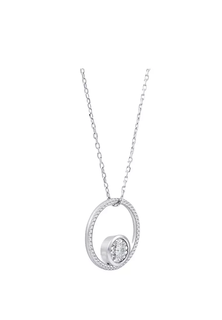 LITZ LITZ 18K White Gold Diamond Necklace C-CD00141-H 2024 | Buy LITZ ...
