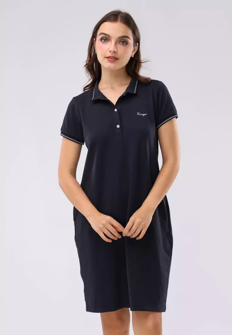 Buy Freego Ladies Pique Short Sleeves Polo Dress 2025 Online | ZALORA ...