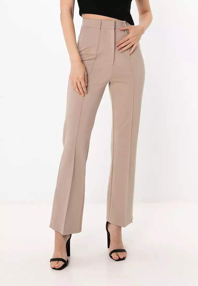 Buy Calvin Klein High Rise Milano Pants Online | ZALORA Malaysia