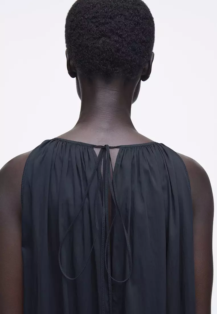 COS Gathered Halter Neck Maxi Dress 2025 | Buy COS Online | ZALORA Hong ...