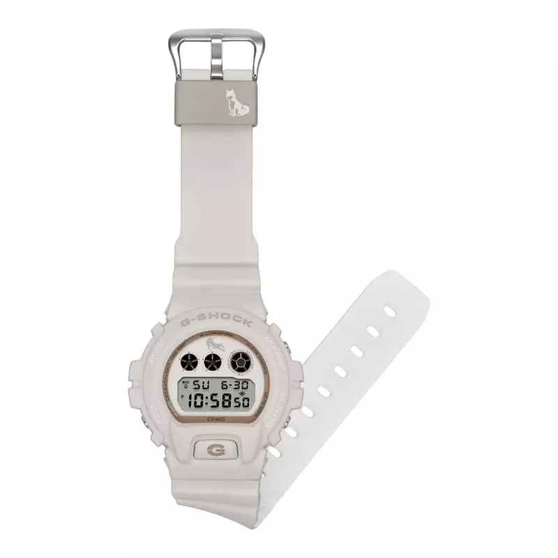 Jual Casio Jam Tangan Pria Casio G-Shock DW-6900SHB-7DR Shiba Inu White ...
