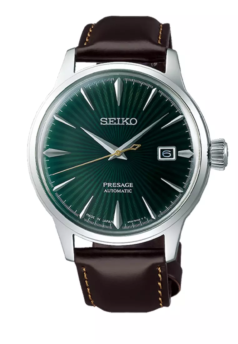 Jual Seiko Seiko Presage SRPD37J1 Automatic Men Green Dial Silver ...