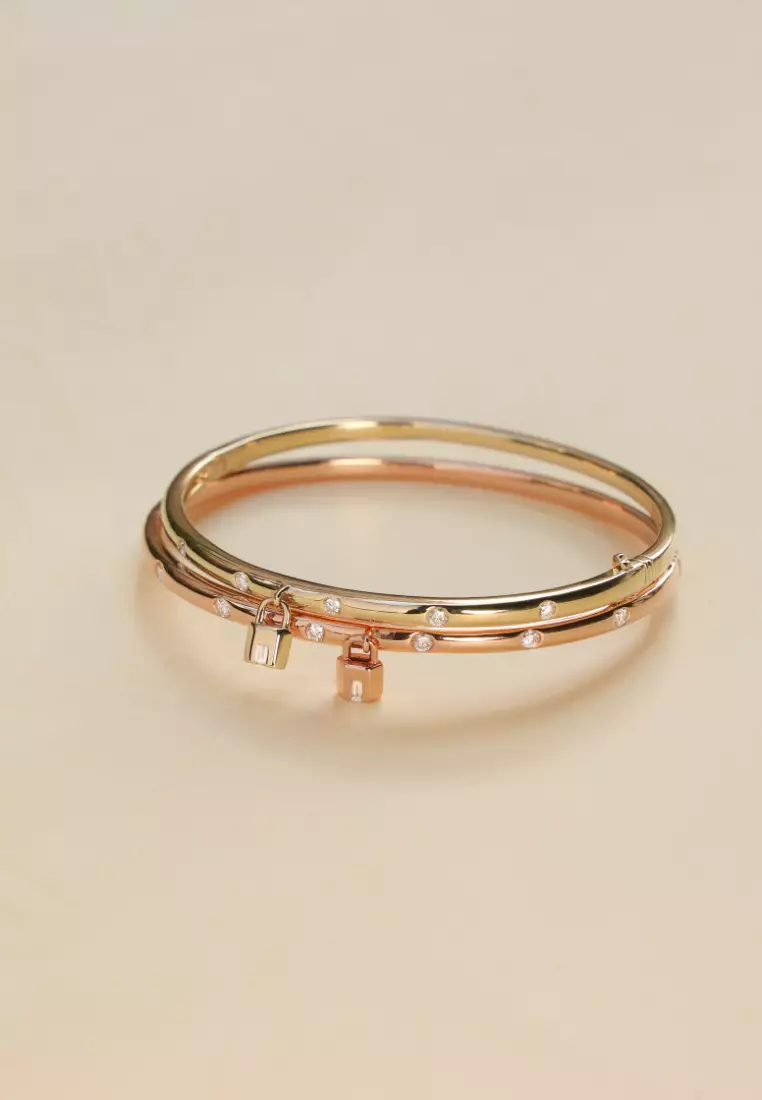 Buy mori Lock Diamond Bangle Online | ZALORA Malaysia