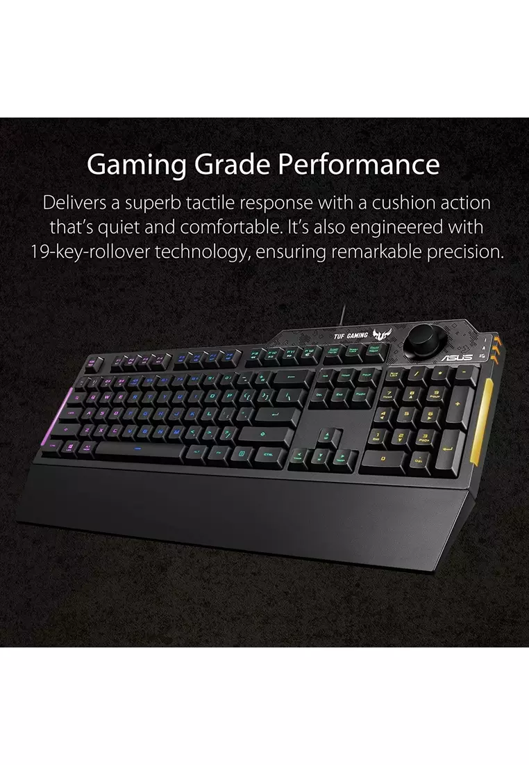 Buy Asus Tuf Gaming K1 Rgb Mechanical Keyboard 2025 Online | ZALORA