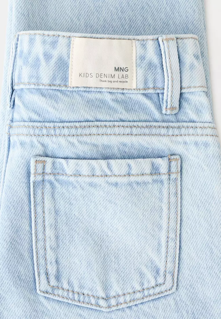 Buy MANGO BABY Straight Cotton Jeans Online | ZALORA Malaysia