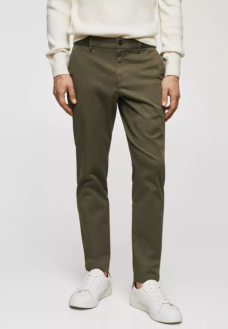 Jual MANGO Man Trousers Original 2025 | ZALORA Indonesia