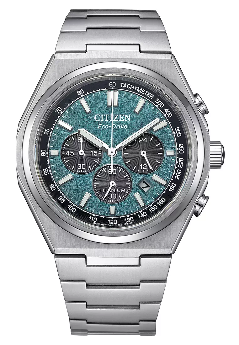 Buy Citizen Citizen Zenshin Eco-Drive Chronograph Super Titanium Watch ...