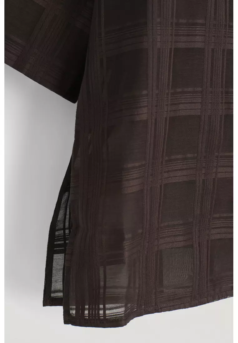 COS SHEER CHECKED RESORT SHIRT 2026 | Buy COS Online | ZALORA Hong Kong