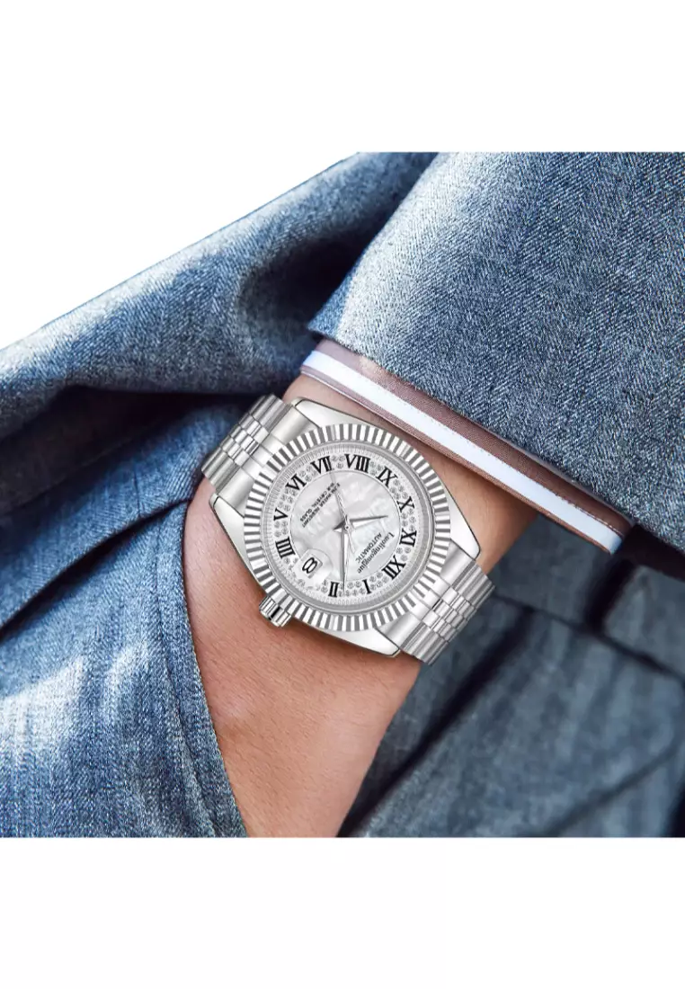 Buy OPCHIC Hollow Butterfly Buckle Mechanical Watch Online | ZALORA ...