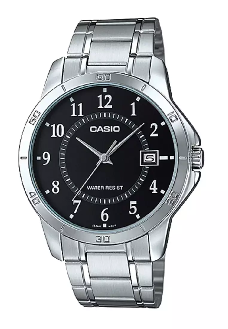 Jual CASIO Casio Original Analog Mens Watch Jam Tangan Strap Stainless ...