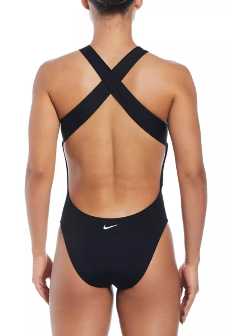 Buy Nike Nike Swim Women's Multi Logo Crossback One Piece 2025 Online | ZALORA