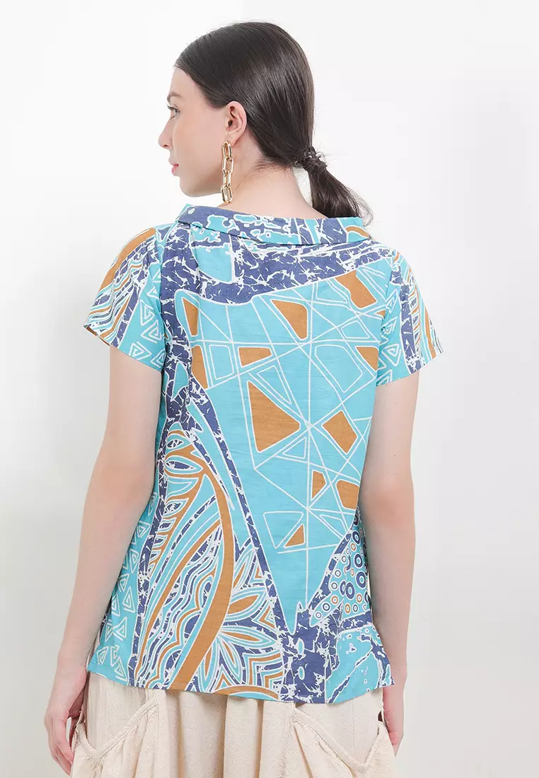 Jual Batik First Blouse Kupnat SideCollar Cap-Slv Original 2026 ...