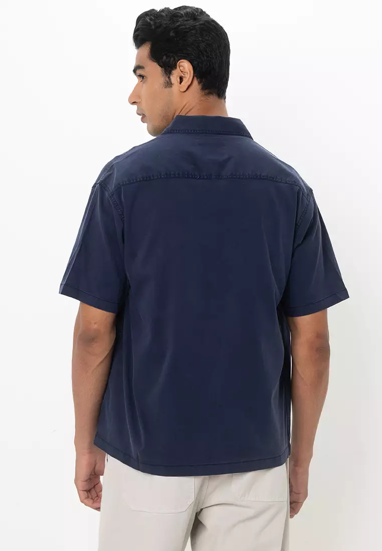 Buy Fidelio Denim Twill Short Sleeve Shirt 2026 Online | ZALORA