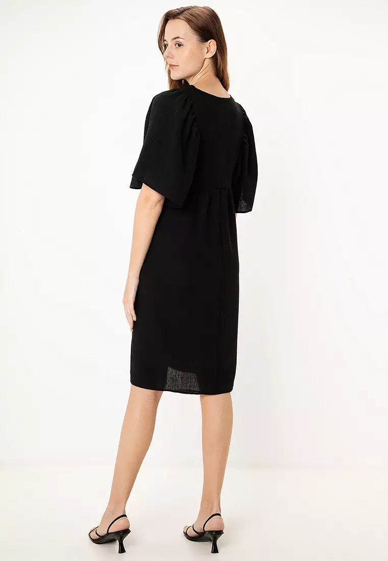 Buy Vero Moda Kita V-Neck Dress Online | ZALORA Malaysia