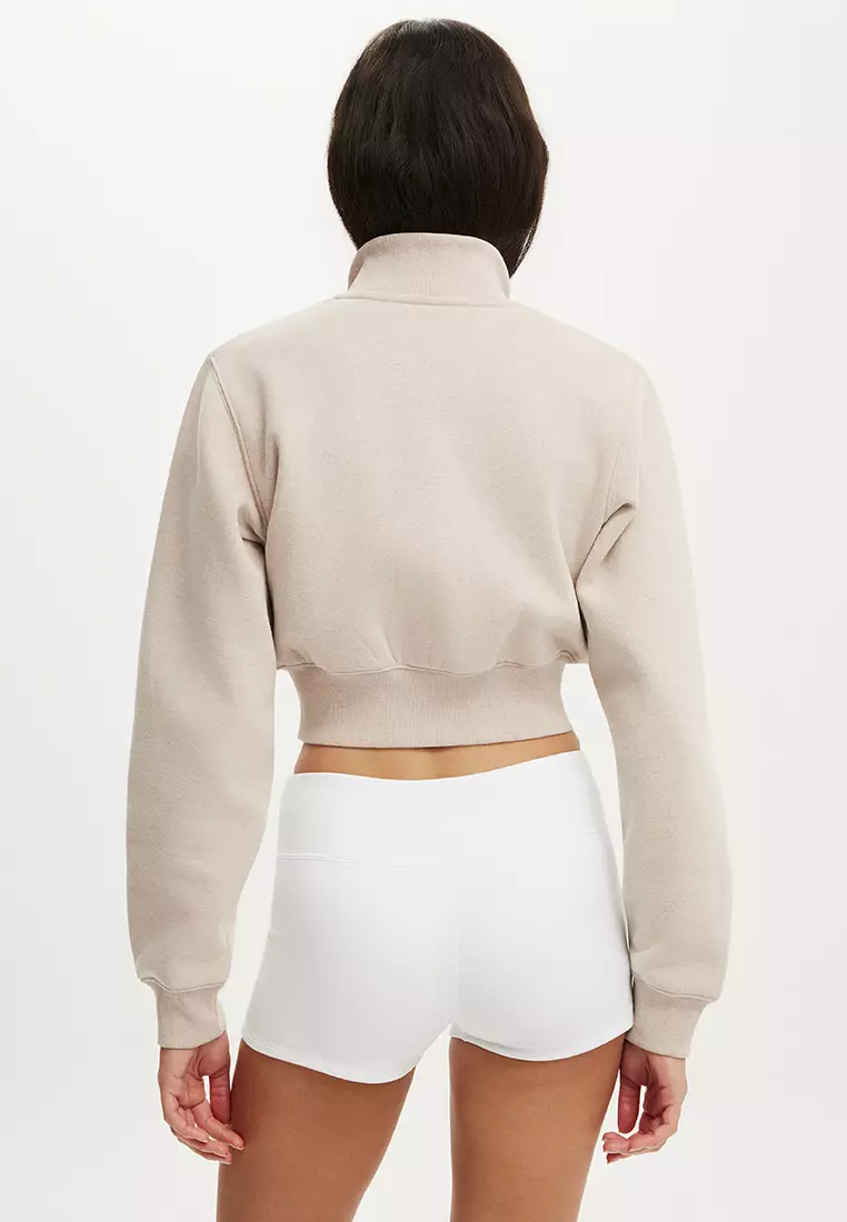 Buy Cotton On Body Plush Fitted Zip Through Jacket 2026 Online | ZALORA