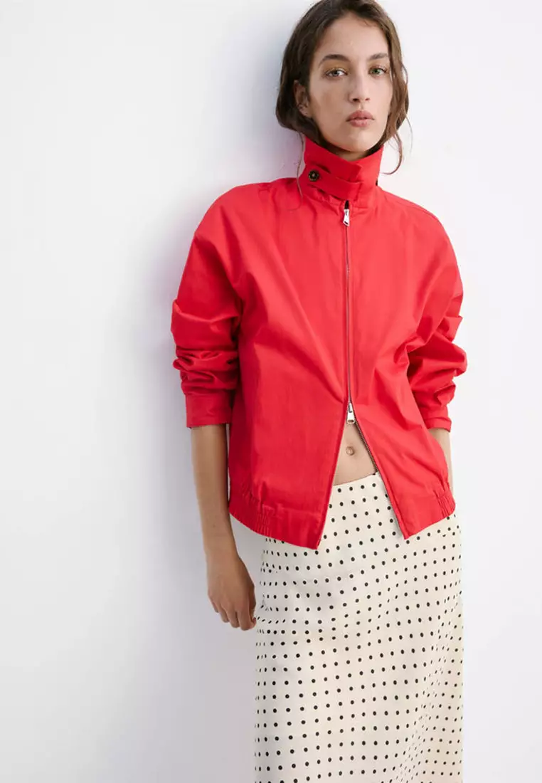 Buy Mango Polka Dot Skirt with Asymmetric Hem 2026 Online | ZALORA
