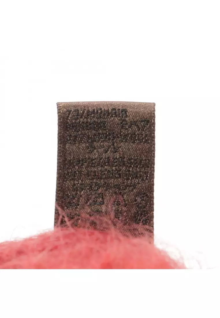 LOEWE Pre-Loved LOEWE Anagram Scarf Mohair wool Red 2025 | Buy LOEWE ...